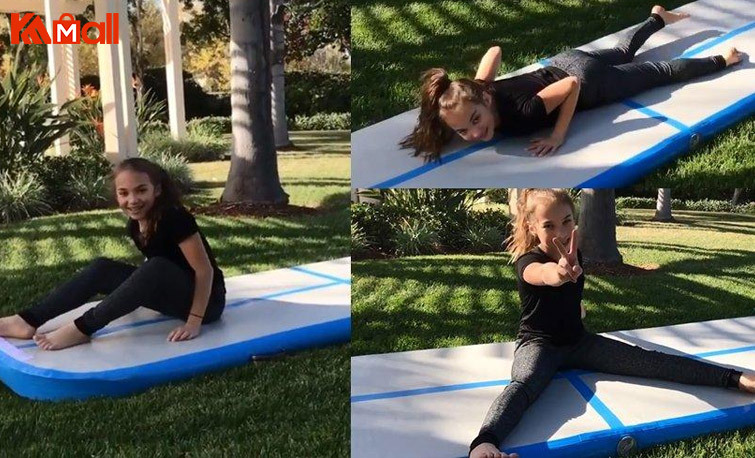 Keep Jumping And Flipping On The Air Track Mat-Kameymall