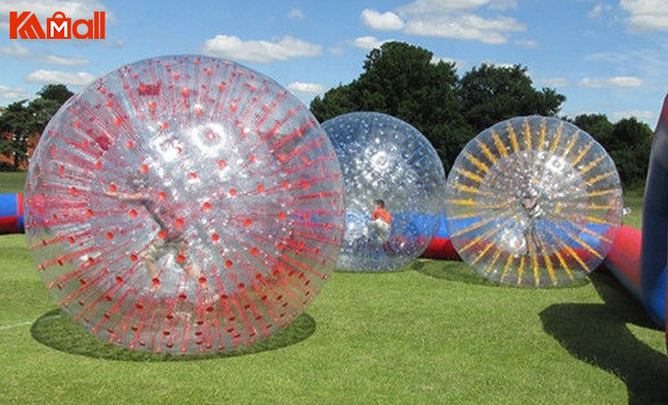 Kids Enjoy Themselves At The Party With The Bumper Zorb Ball-Kameymall